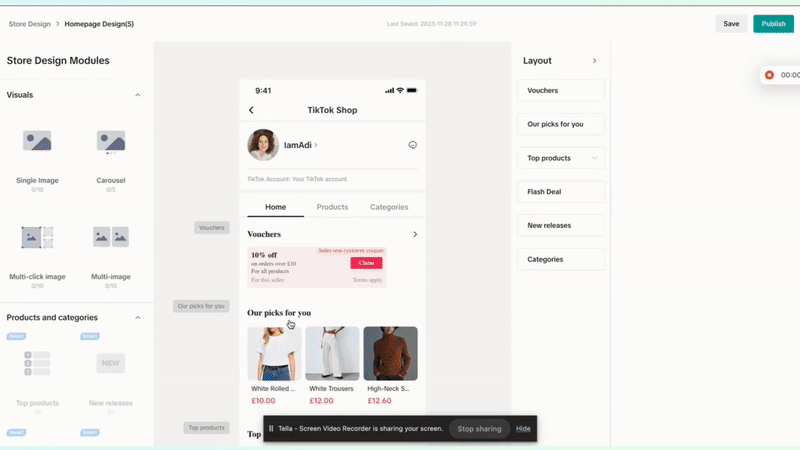 Shop Page Design