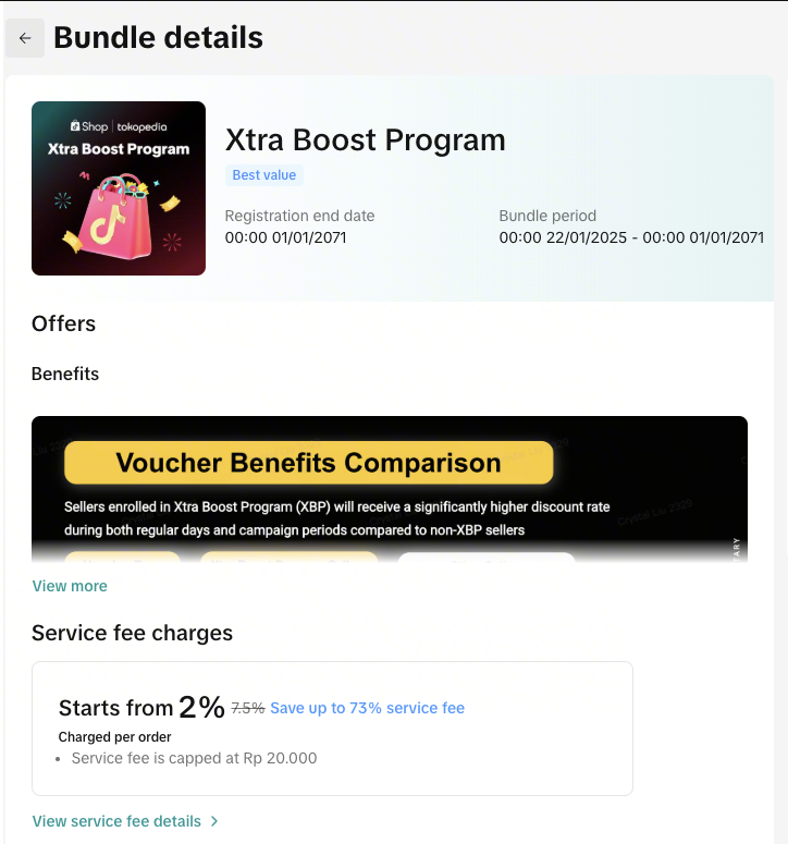 Program Growth Xtra (GXP)